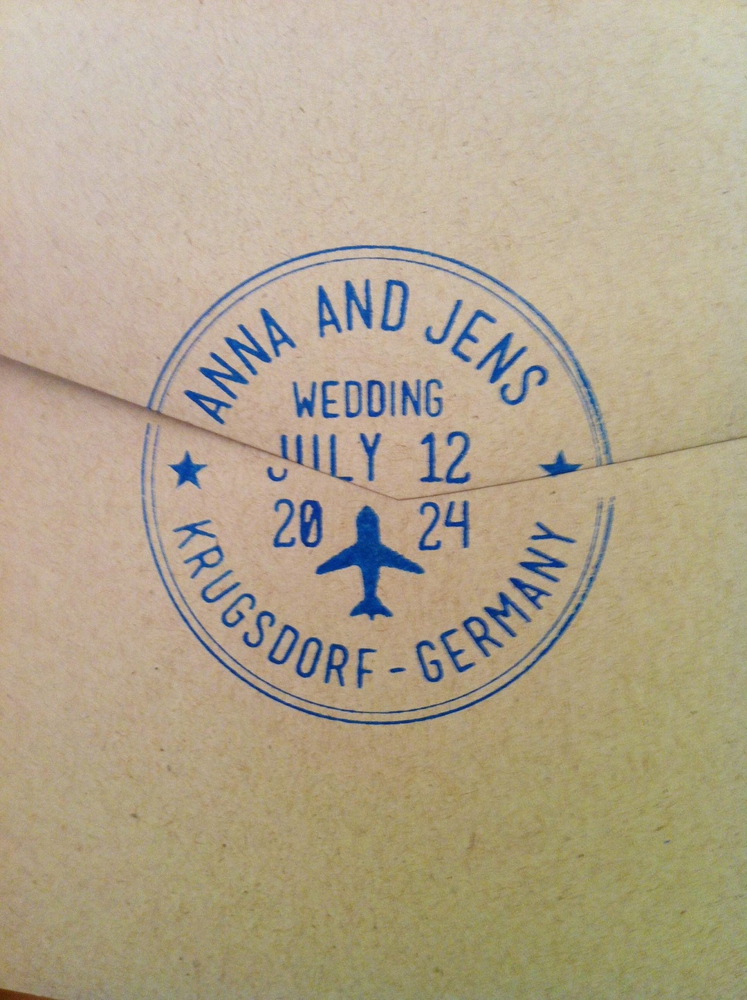 Custom Passport Stamp for Parties or Business, Personalized Destination ...