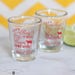 Traditional Monogram Shot Glass, Script Shot Glass, Wedding Shot Glass ...