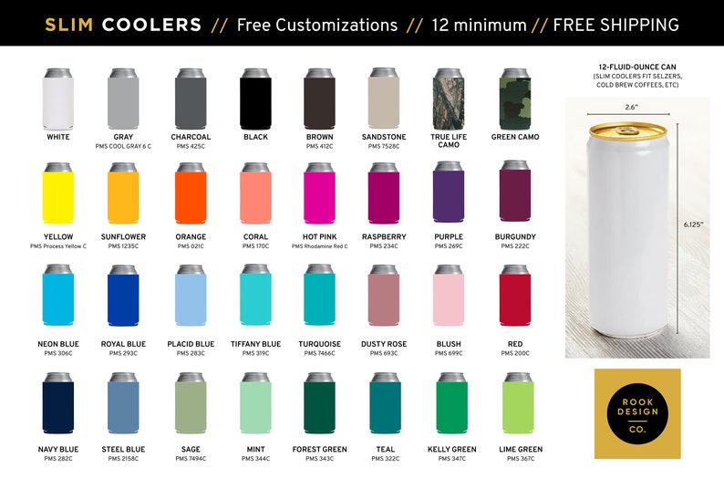 Personalized Tie Dye Slim Can Cooler: Custom Photo Party Favors - Etsy