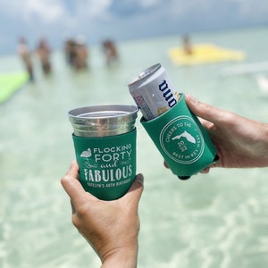 Flocking 40 and Fabulous, Flamingo Bday, 40th Party Favor, Beach ...