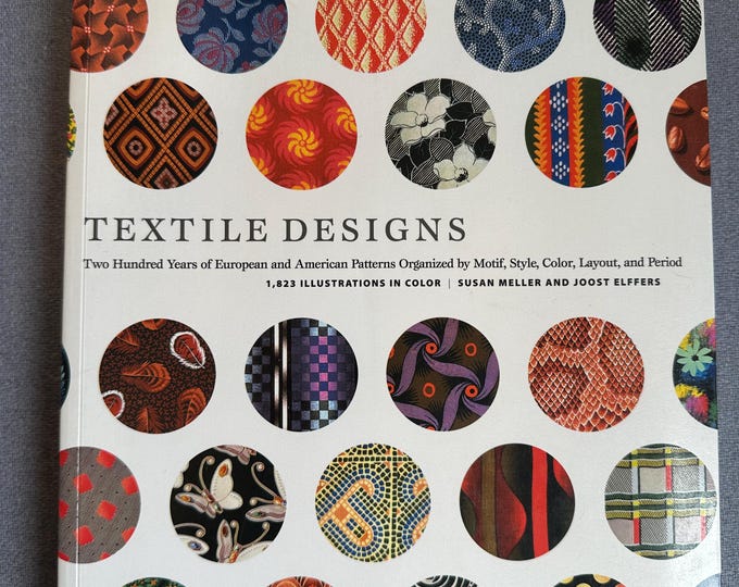 Book: Textile Designs, by Meller and Elffers Huge Compendium of Surface ...