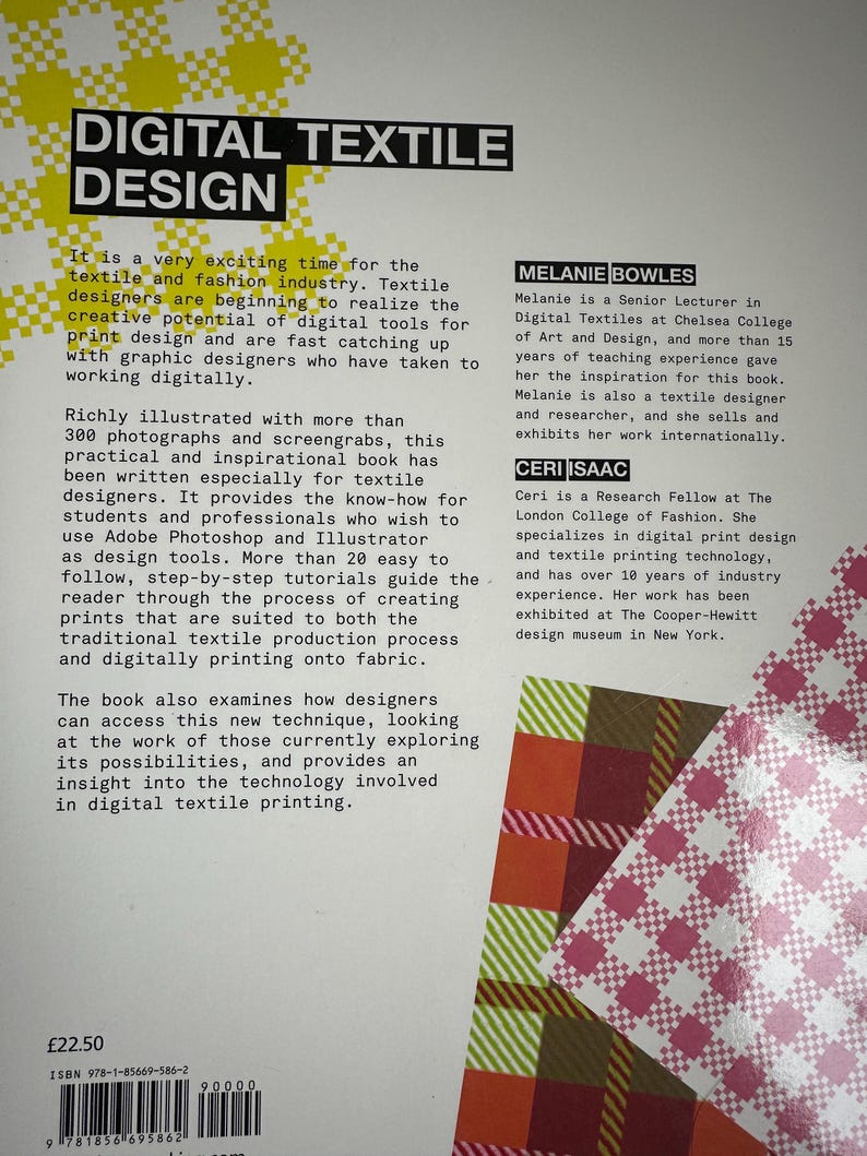 Digital Textile Design by Bowles and Isaac, Fashion Surface Art Text - Etsy