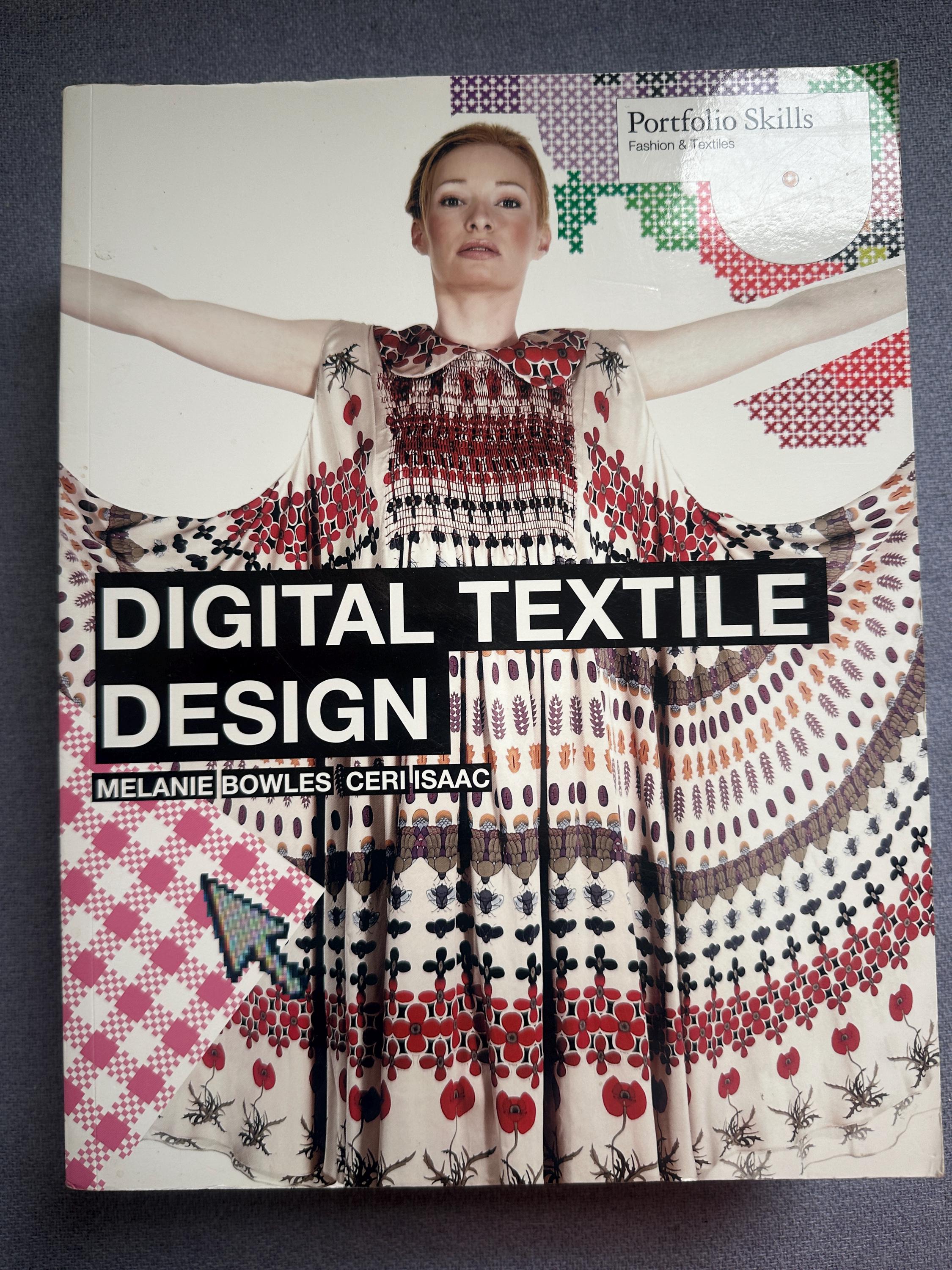 Digital Textile Design by Bowles and Isaac, Fashion Surface Art Text - Etsy