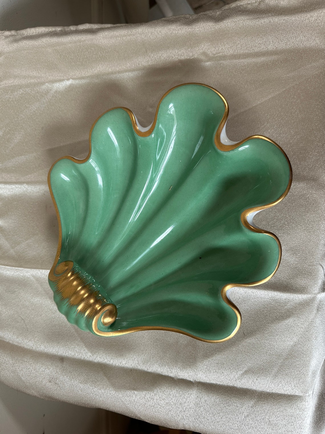 Vintage Herend Art Nouveau Shell Dish - Extremely Rare, Mint Condition ...
