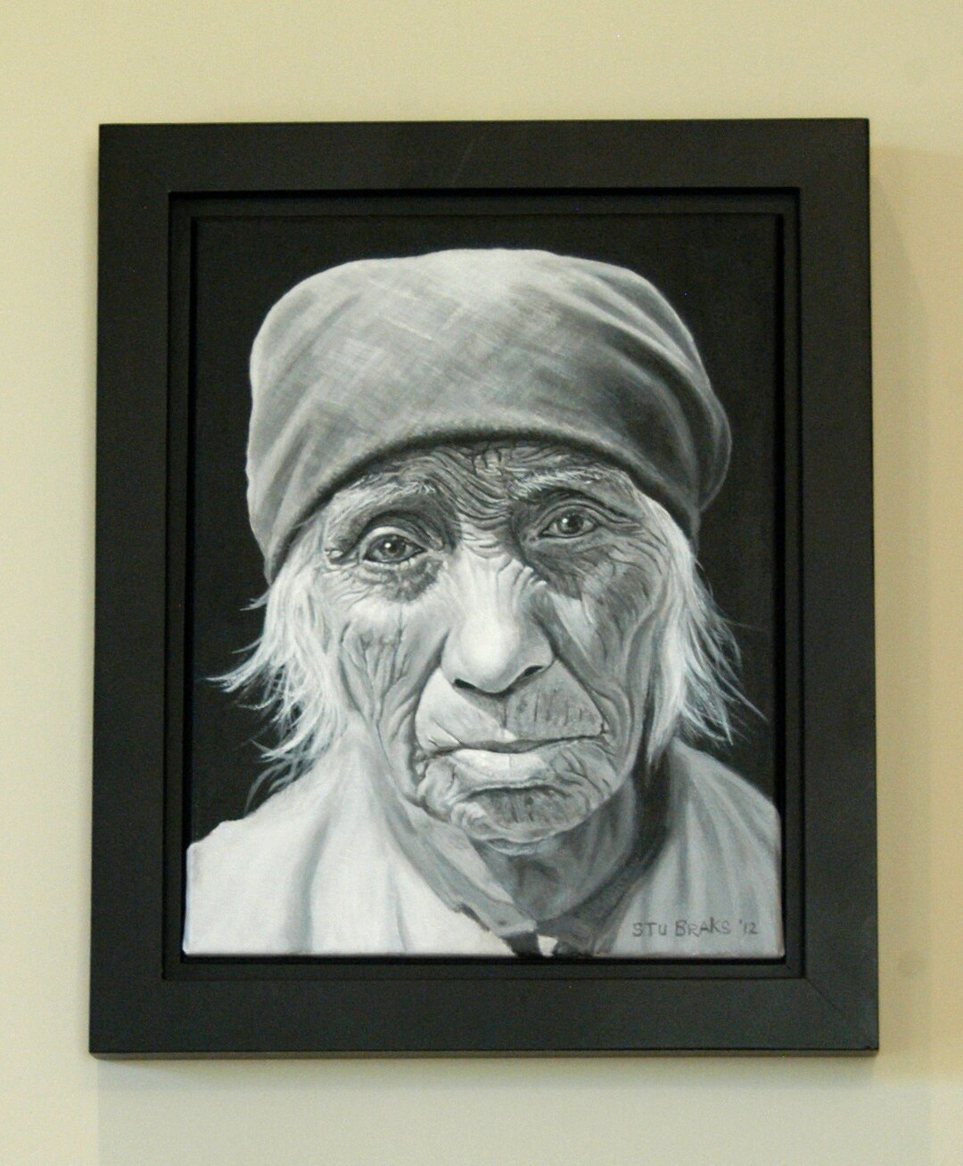 Original Canvas Painting, SERRANO WOMAN ~ Framed 17 X 14 Inches - Etsy