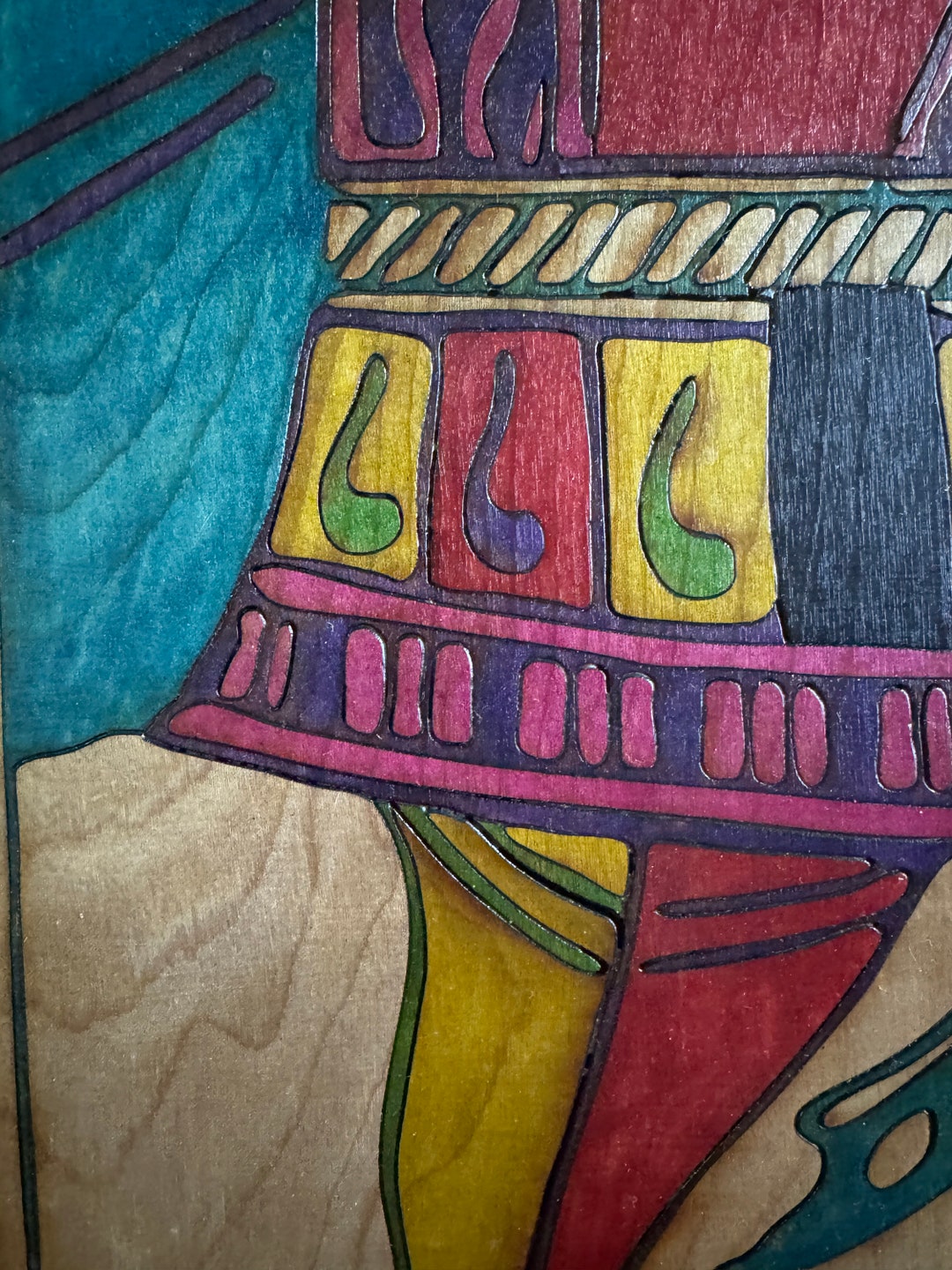 Jack of Hearts Playing Card - Hand Colored Inlay Wood - Etsy