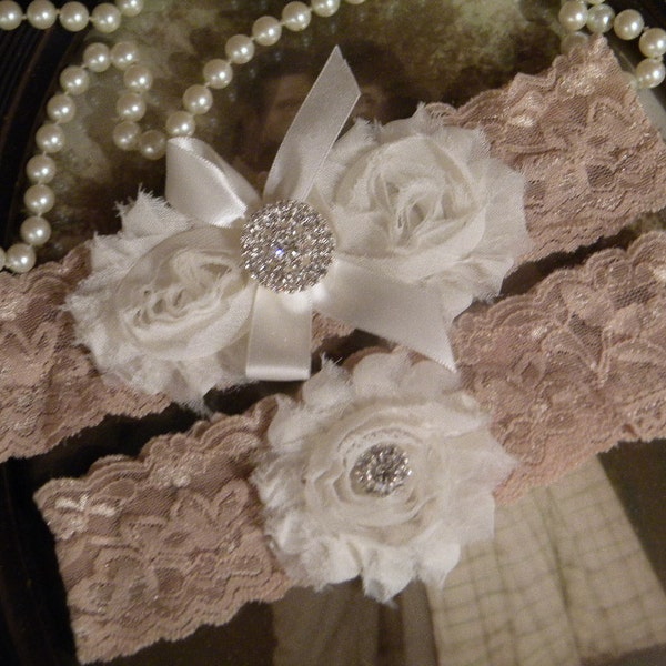 Brown Wedding Garter - Etsy