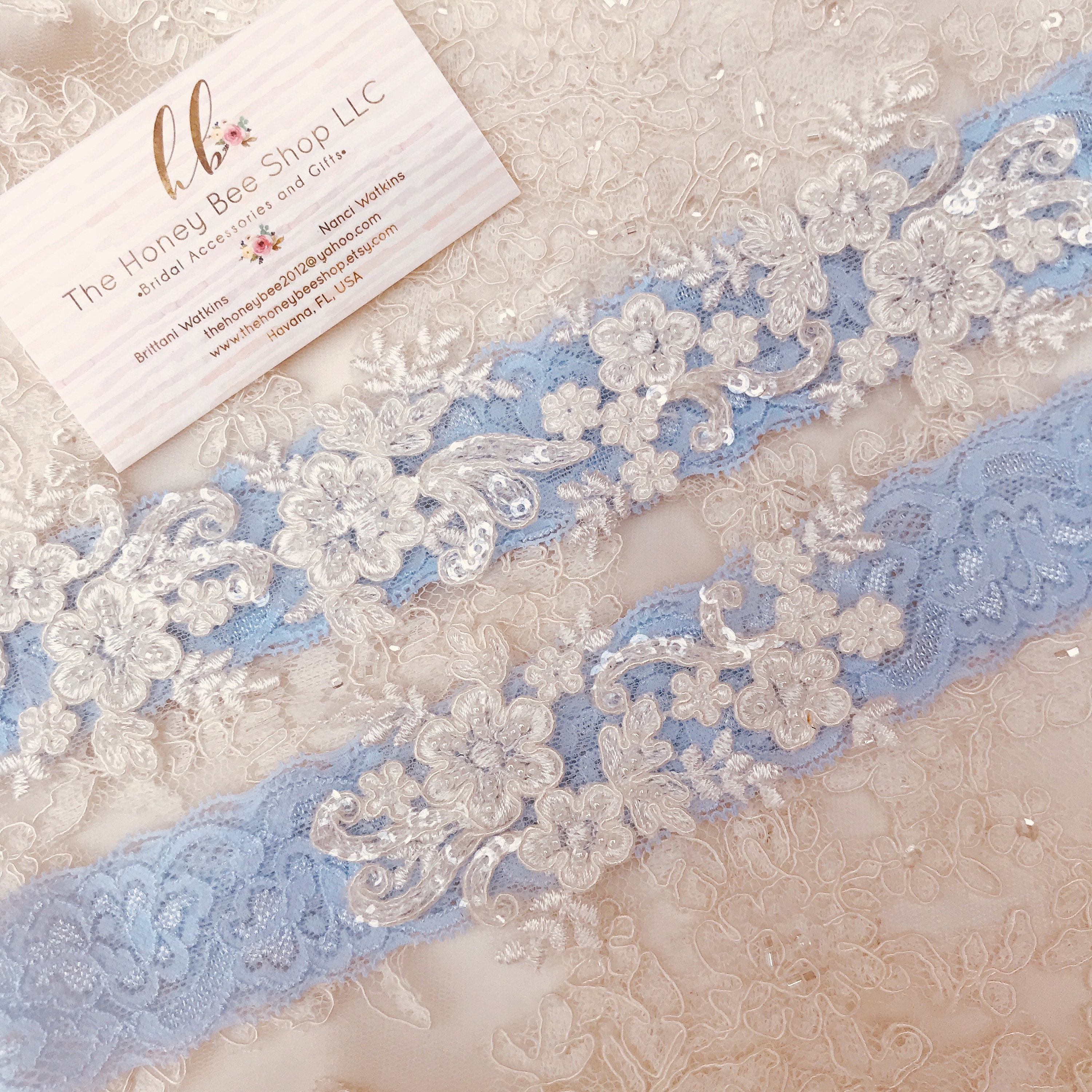 Light Blue Wedding Garter Set, No Slip Grip Garter Toss Keepsake ...