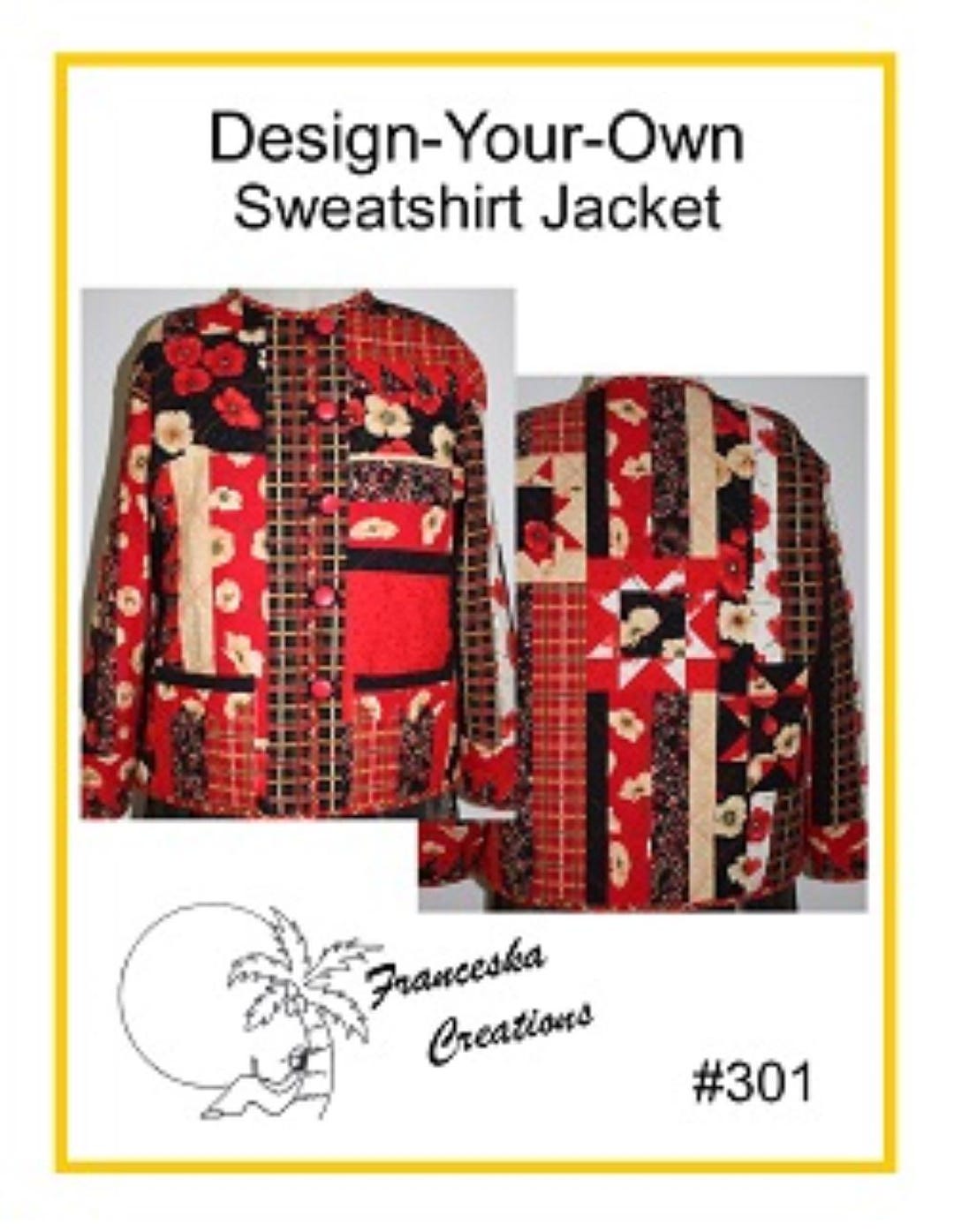 301 Design-your-own Sweatshirt Jacket Pattern - Etsy