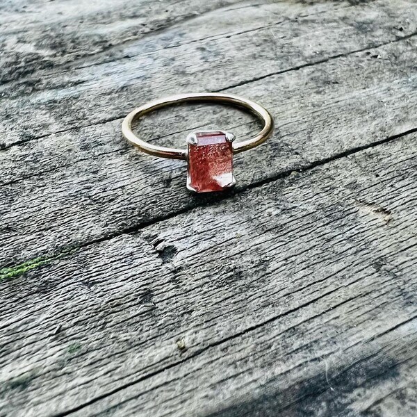 Oregon Sunstone Ring - Etsy