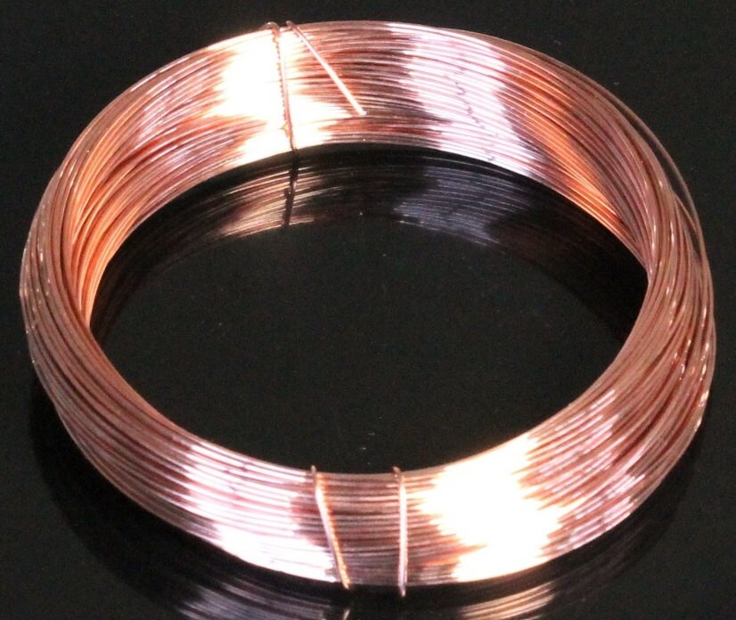 20 Ga 5 OZ. Coil 110 Ft. Genuine Solid Bare Copper Wire Soft Bright ...