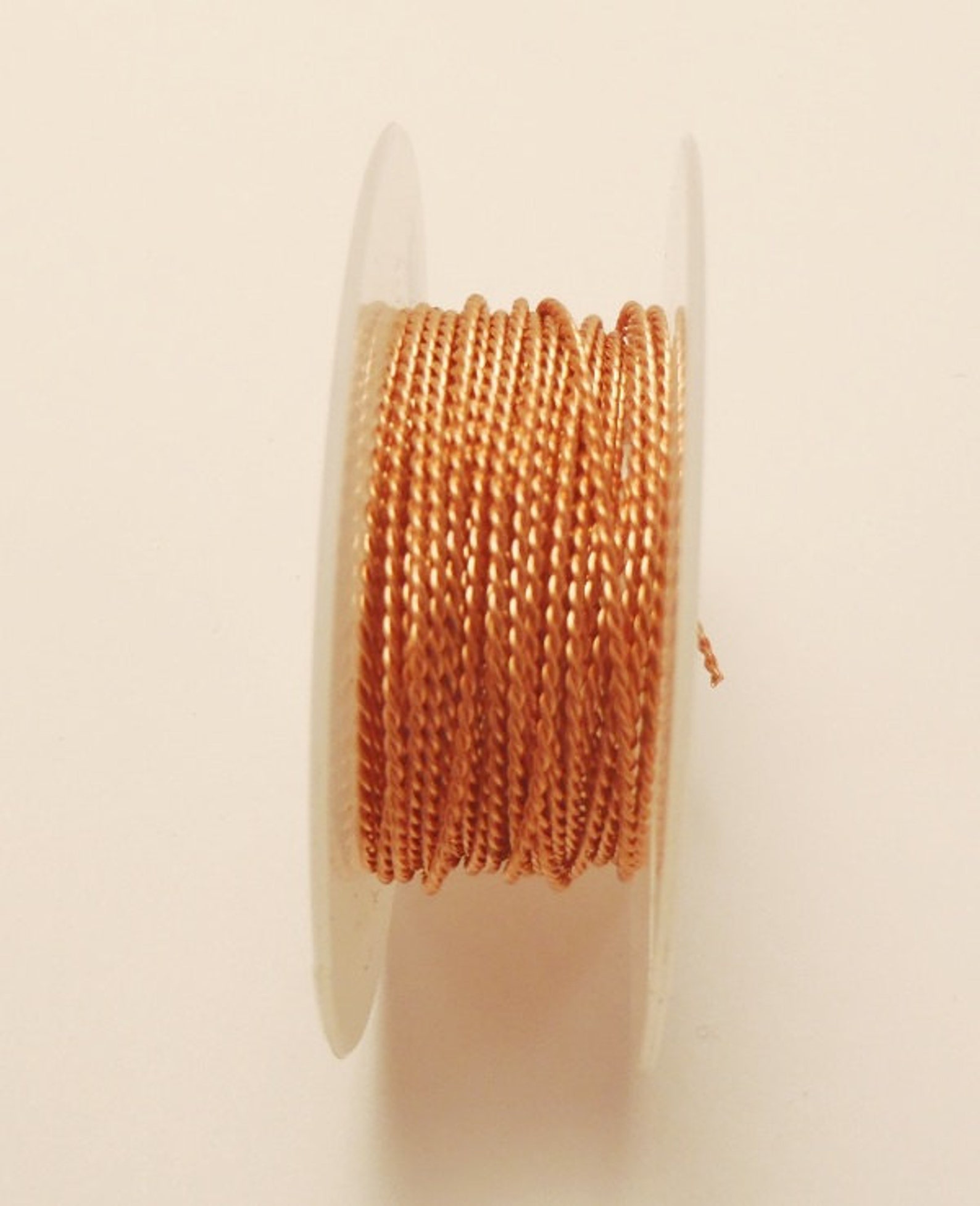 Copper Twisted Fancy Wire Diameter 18ga 15 Ft. on Spool Made - Etsy