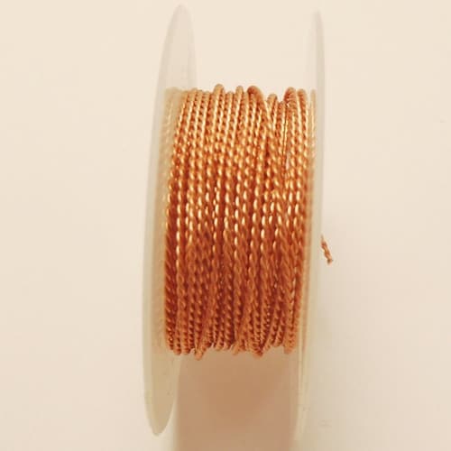22ga 5ft. Copper and Brass Twisted Fancy Wire Made in USA - Etsy