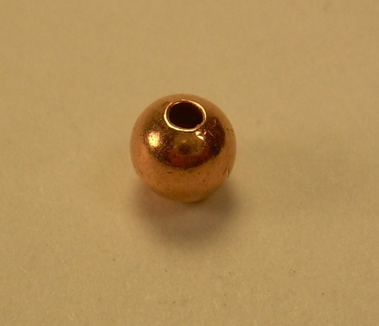 4 Mm 100 Pcs. Round COPPER SMOOTH BEADS genuine Solid Copper | Etsy