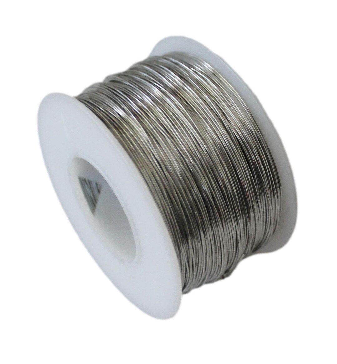 22 Ga. Stainless Steel 316L, 1/2 Lb. 250 Ft. Spool Dead-soft Round Wire ...