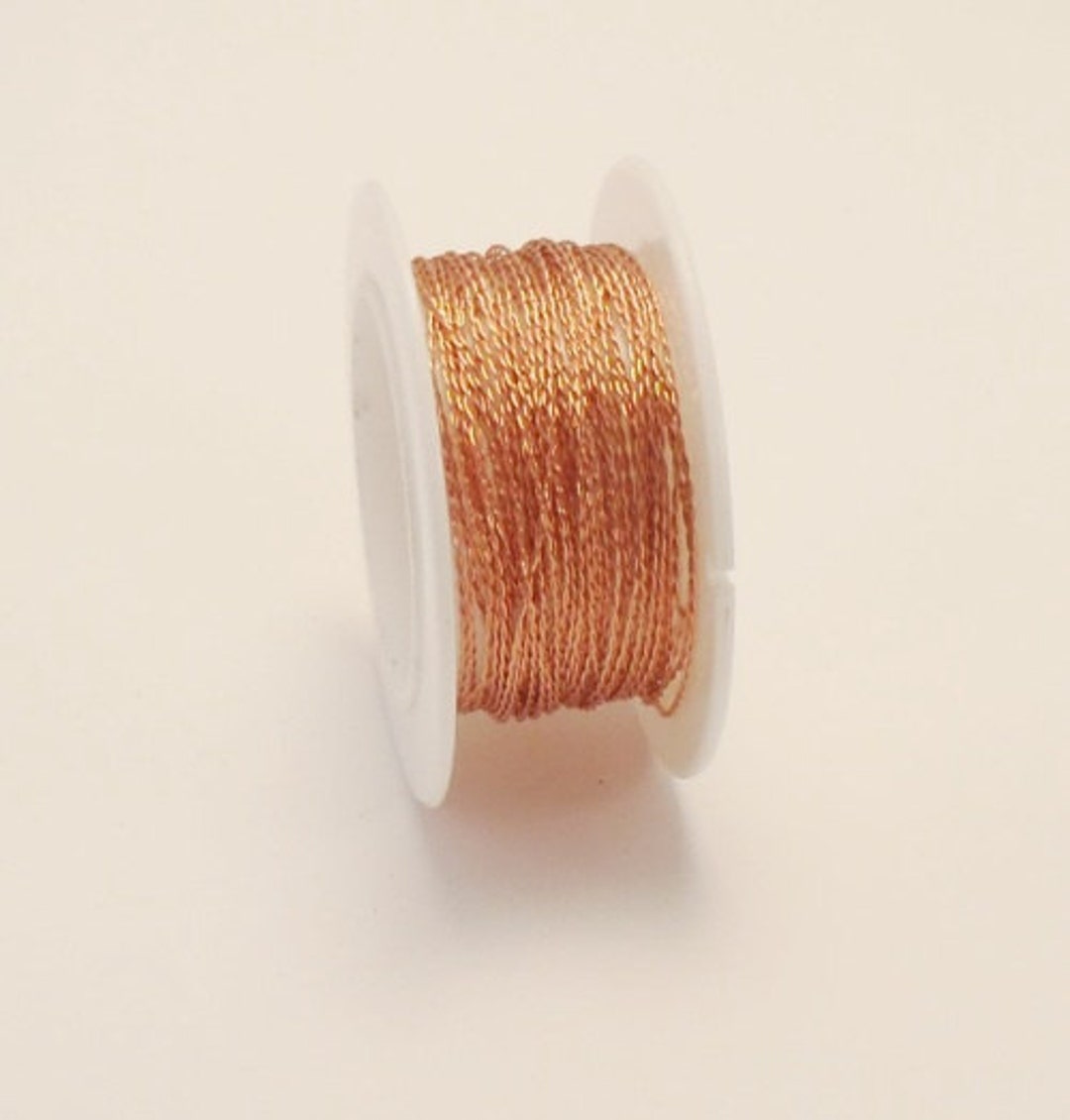24 Ga Copper Twisted Fancy 15 Ft. on Spool Made in USA (genuine Solid ...