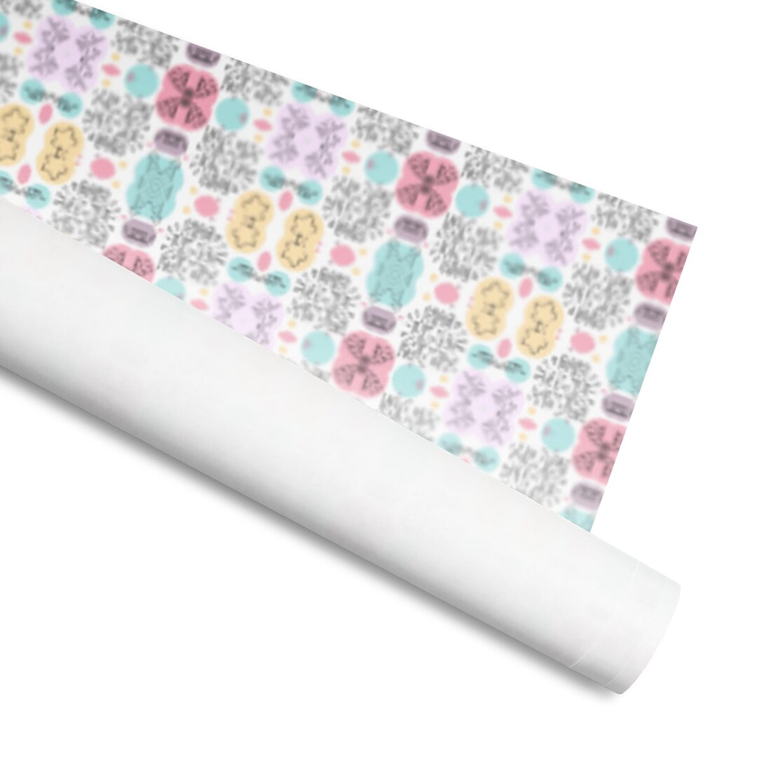 Pastel Color Happy Birthday Gift Wrap Paper 3 Size Options - Etsy