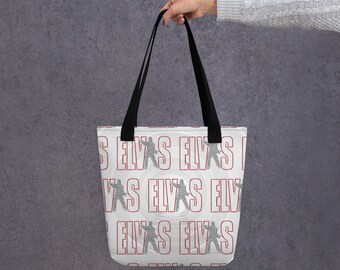 ELVIS Tote Elvis Bag Elvis Merch Elvis Presley Love Me - Etsy