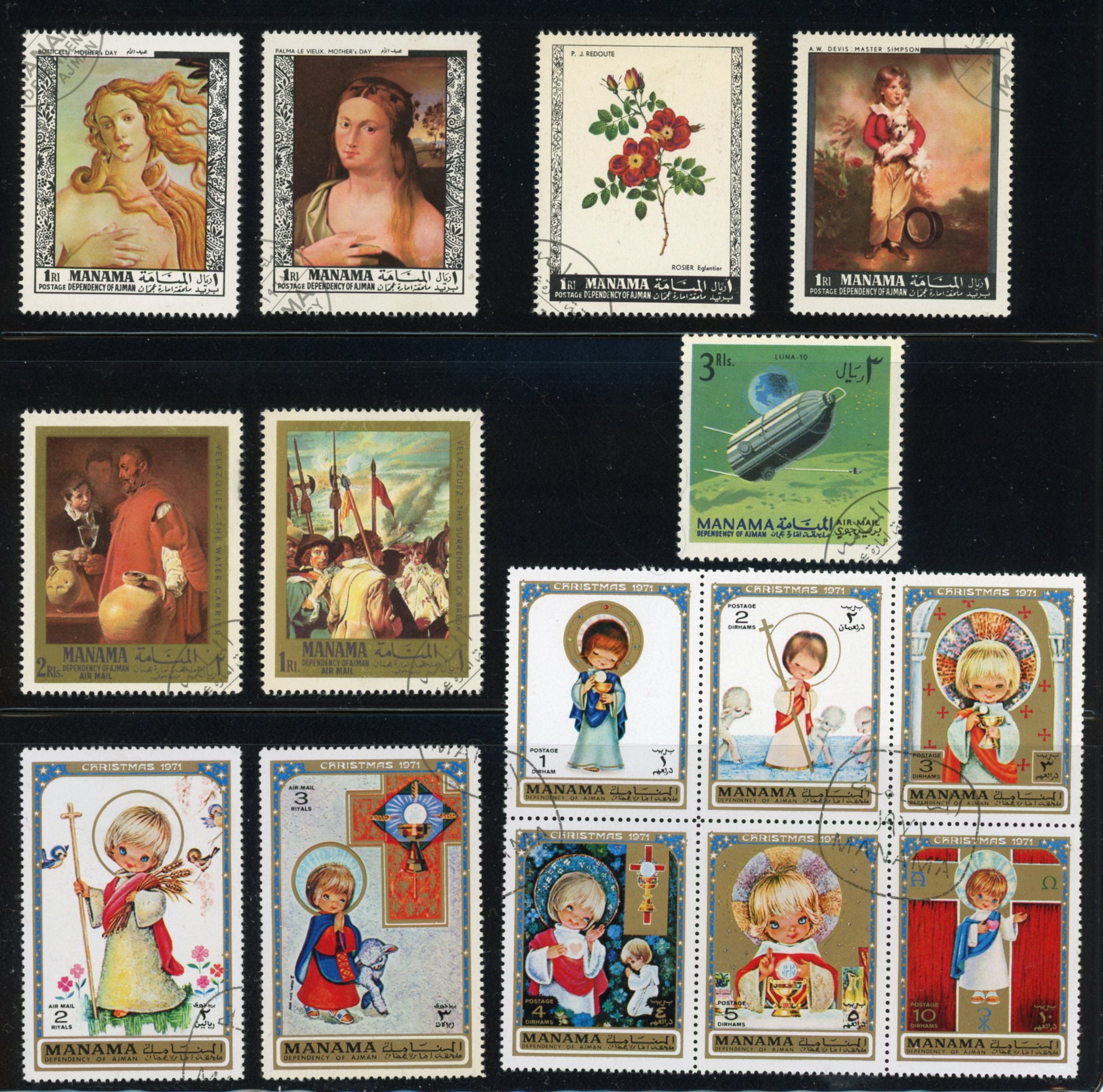 Manama Postage Stamps 22 Stamps See All 2 Pages Manama United Arab ...