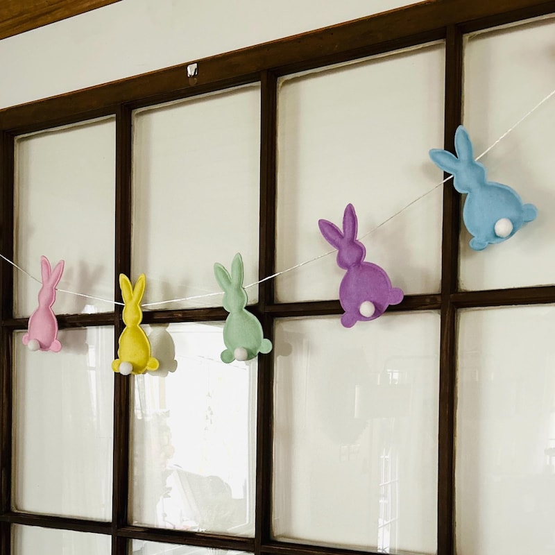 Rabbit Garland - Etsy