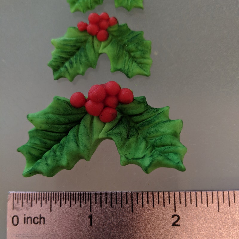Holly Decorations - Etsy