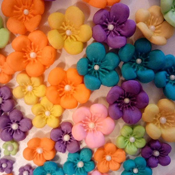 Gum Paste Blossoms - Etsy