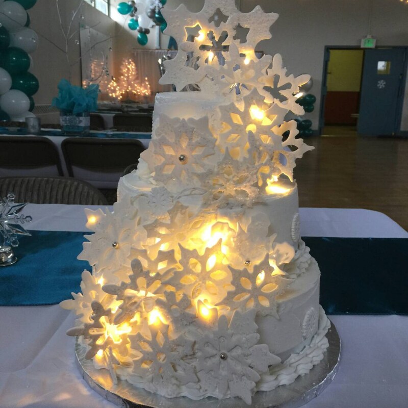 Snowflake Cake - Etsy