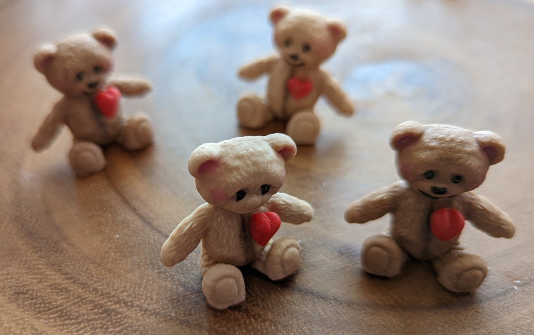 Edible TEDDY BEARS, Sitting Up/teddy Bears / Any Color / Gum Paste ...
