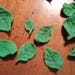 24 Dainty Gum Paste Leaves / Edible Cake Decorations - Etsy
