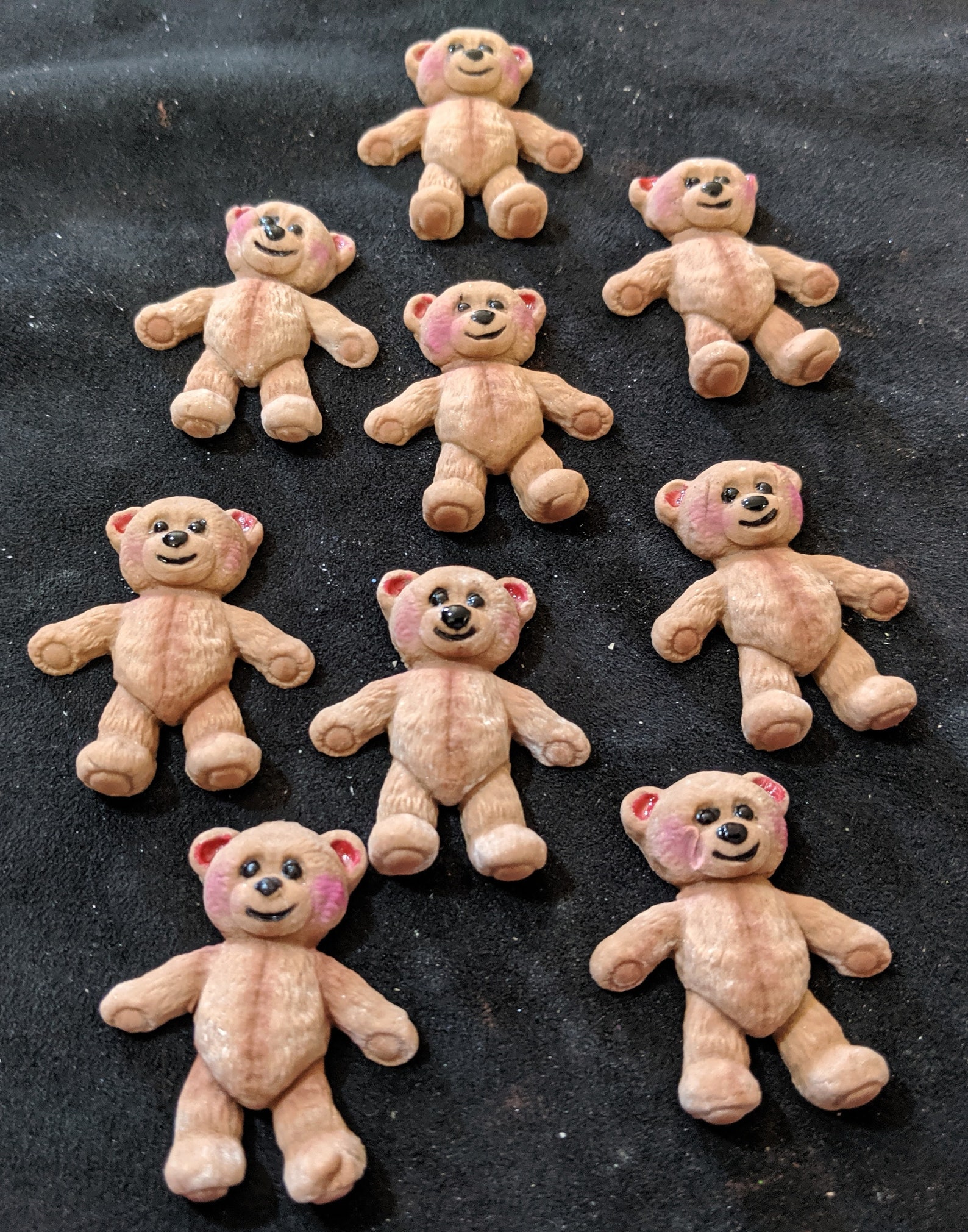 Edible TEDDY BEARS /teddy Bears / Any Color / Gum Paste / | Etsy
