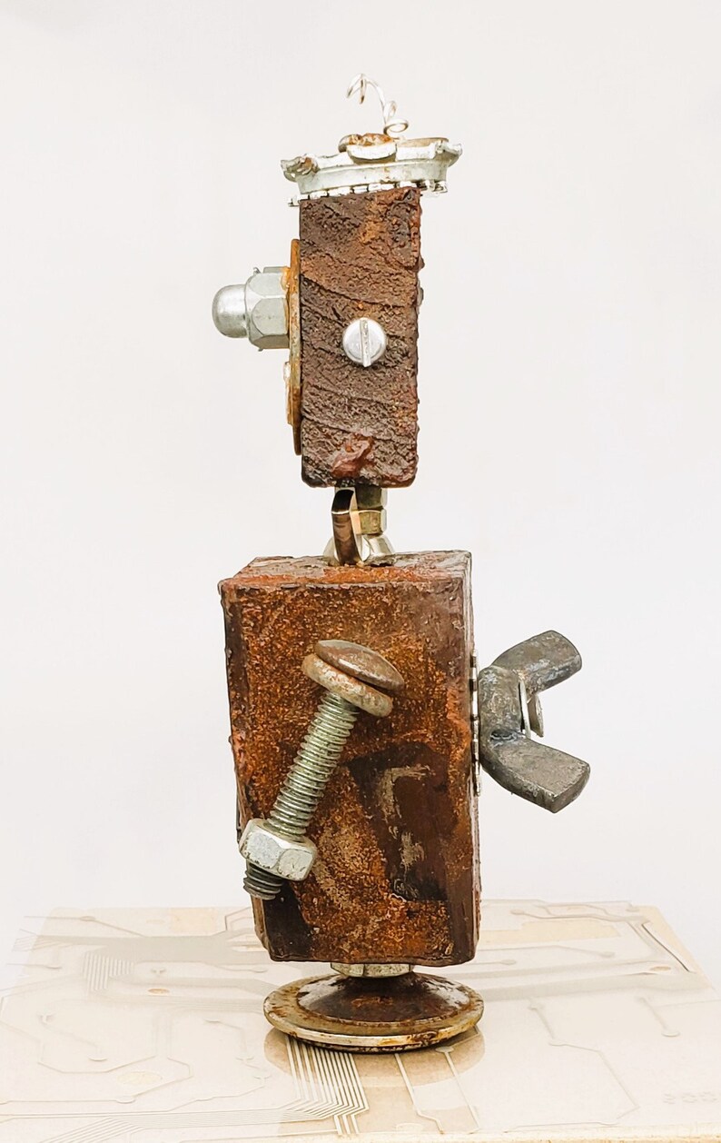Com-pat-ible - One of a Kind Unique Creation - Found Objects Robot ...
