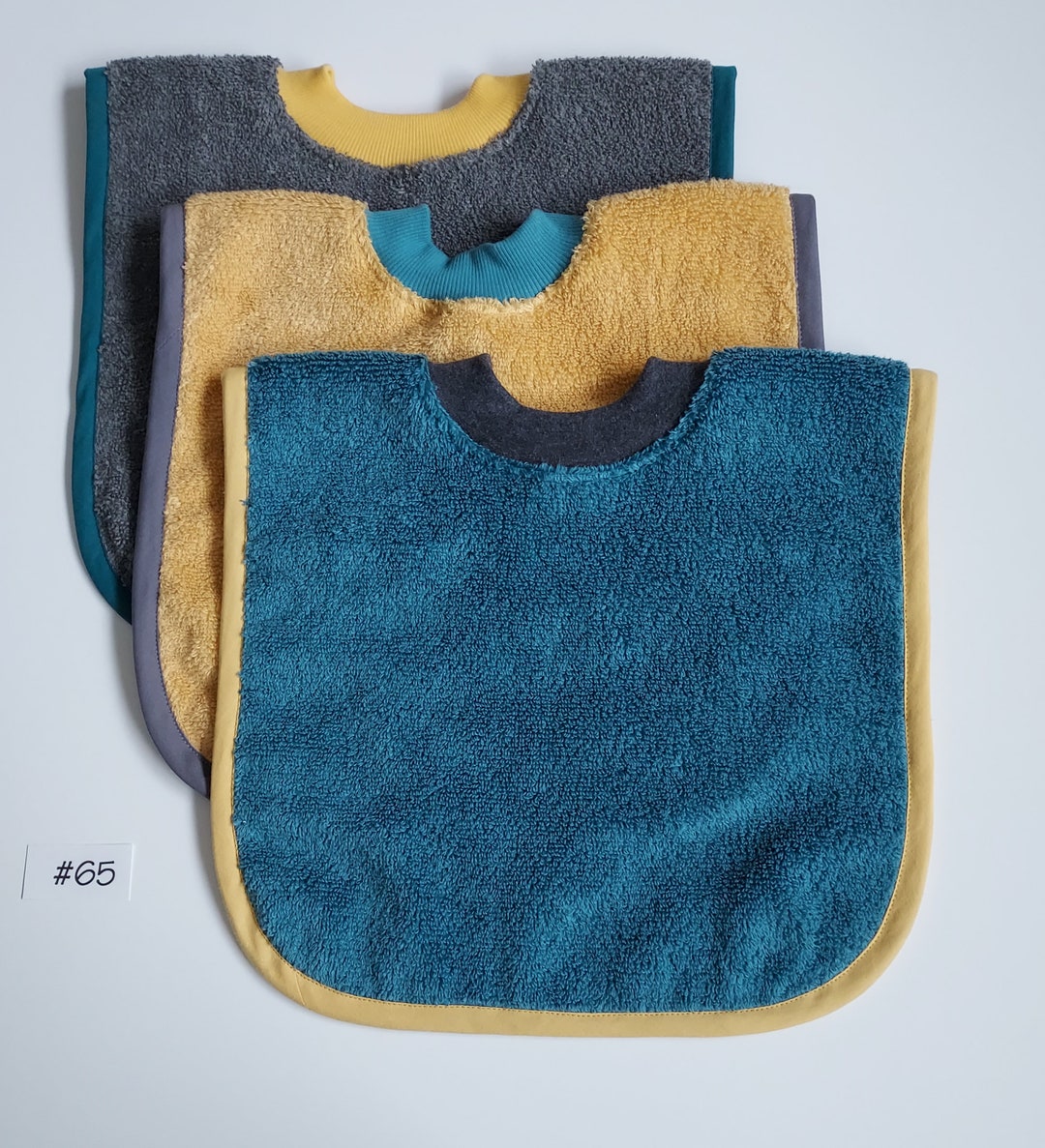 Pullover Baby to Toddler Bibs -- Set of Three -- Set 65 - Etsy