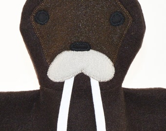 Walrus Hand Puppet, Safe for All Ages newborn, Movable Mouth, Eco ...