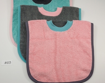 Pullover Baby to Toddler Bibs Set of Three Set 28 - Etsy