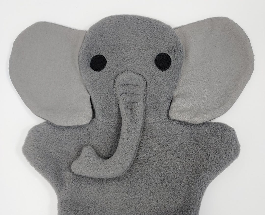 Elephant Hand Puppet - Etsy
