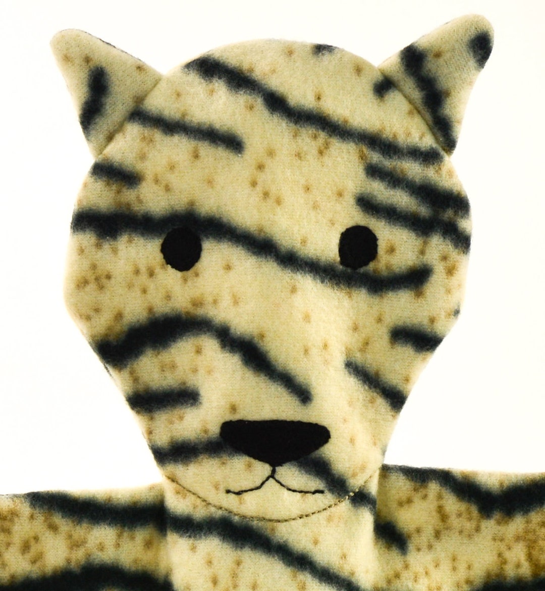 White Tiger Hand Puppet - Etsy