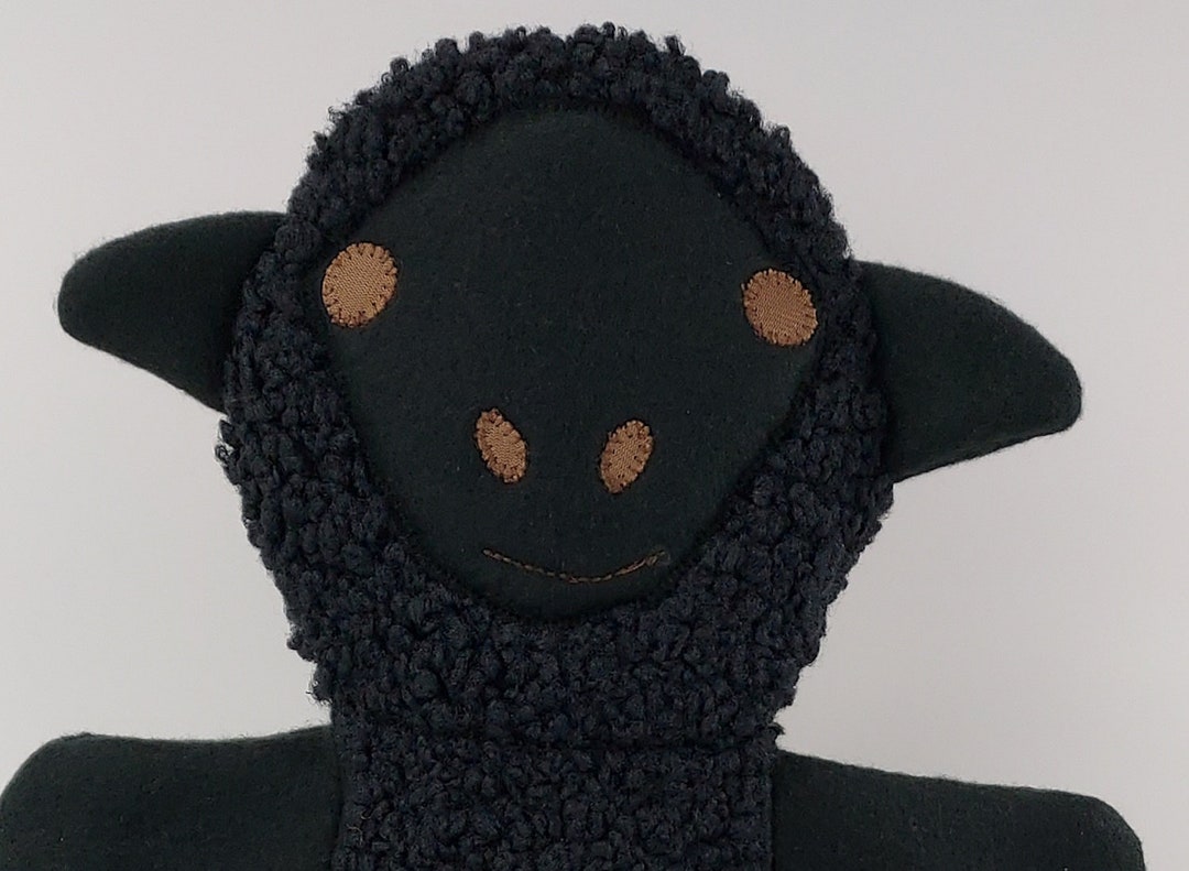 Black Sheep Hand Puppet - Etsy
