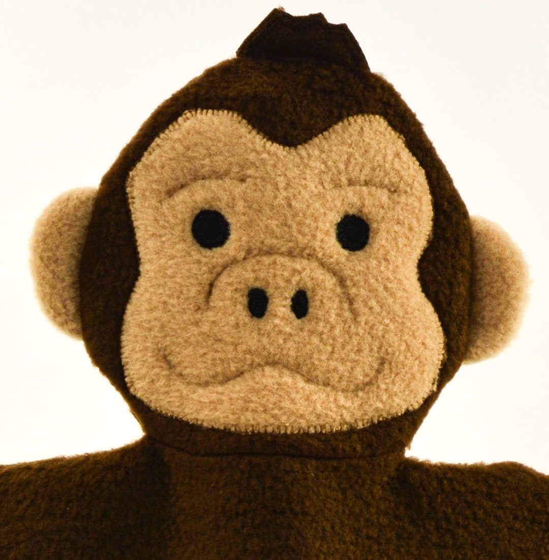 Monkey Hand Puppet - Etsy