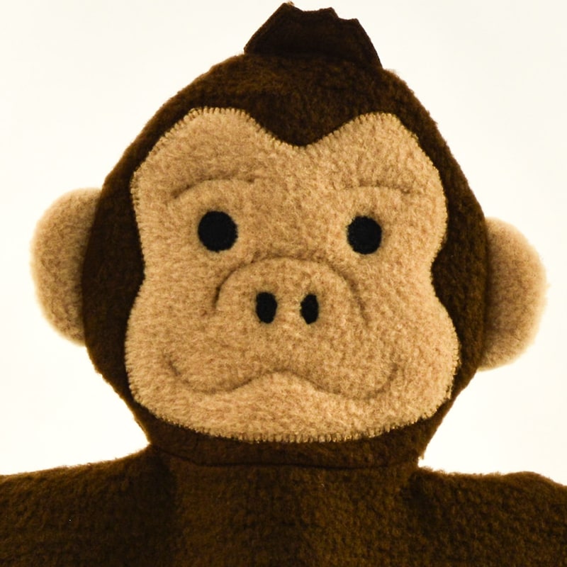 Monkey Hand Puppet - Etsy
