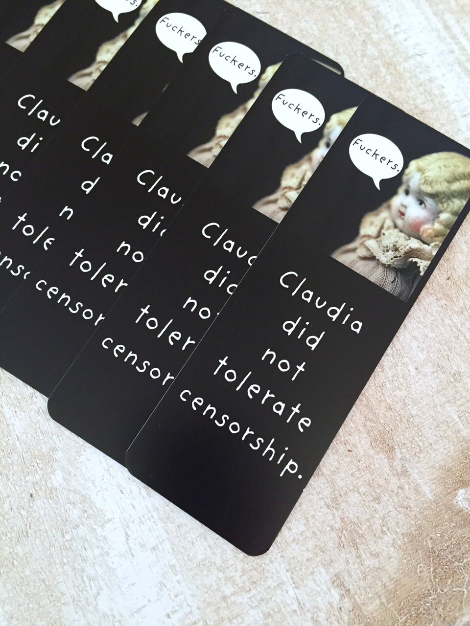 Adventures of Claudia Bookmark Set 6 Censorship Profanity - Etsy