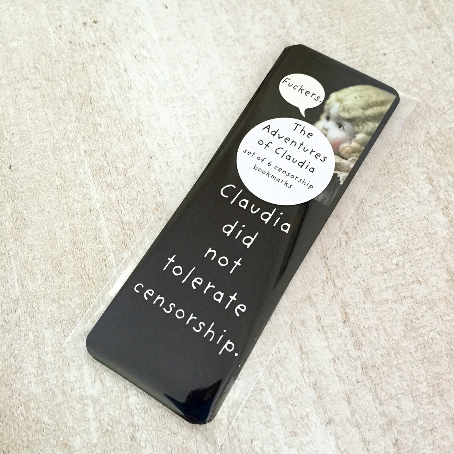 Adventures of Claudia Bookmark Set 6 Censorship Profanity - Etsy