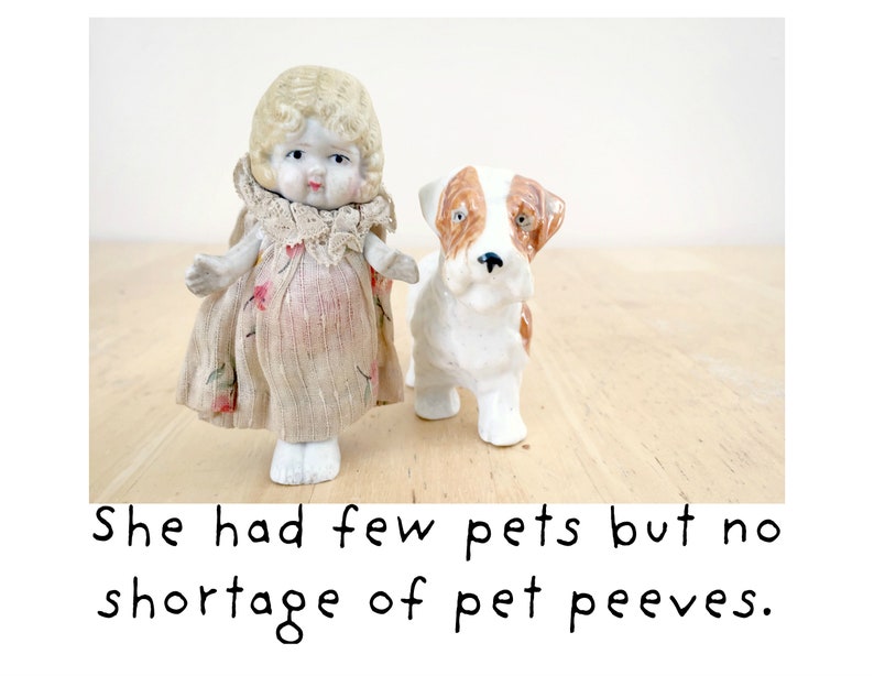 Pet Peeves Funny Pet Owner Card Adventures Claudia Porcelain Dog - Etsy