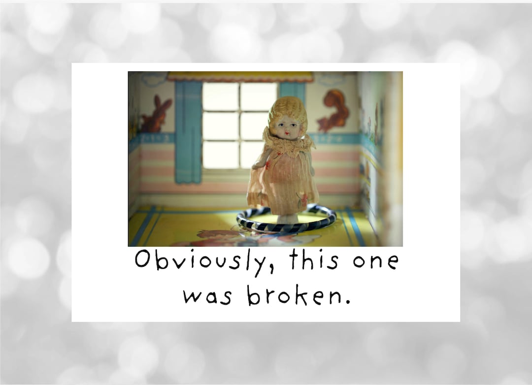 Claudia Magnet Doll Humor Hula Hoop "obviously, This One Was Broken ...