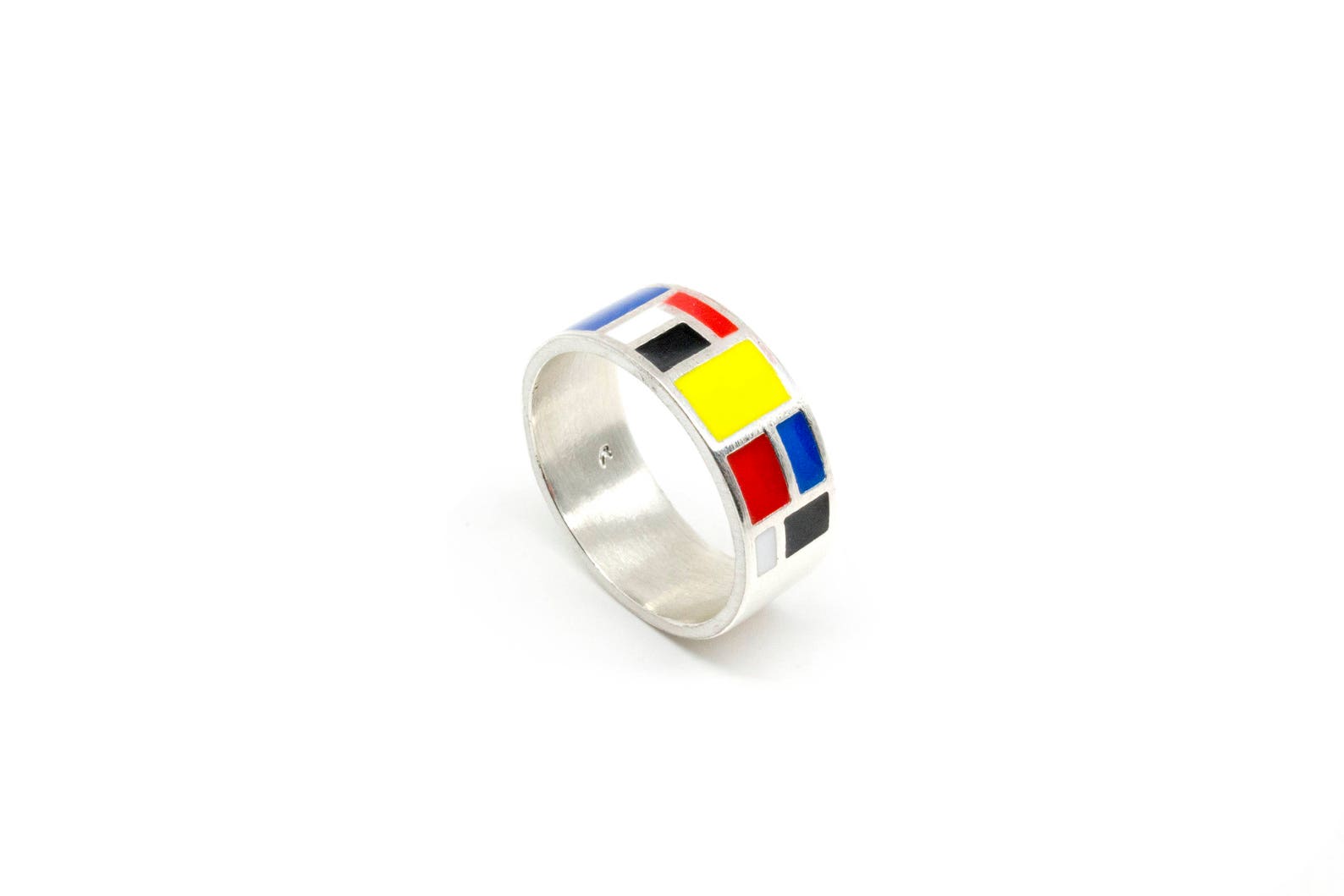 Custom Size / Mondrian FAT Ring Sterling Silver / Custom Size - Etsy