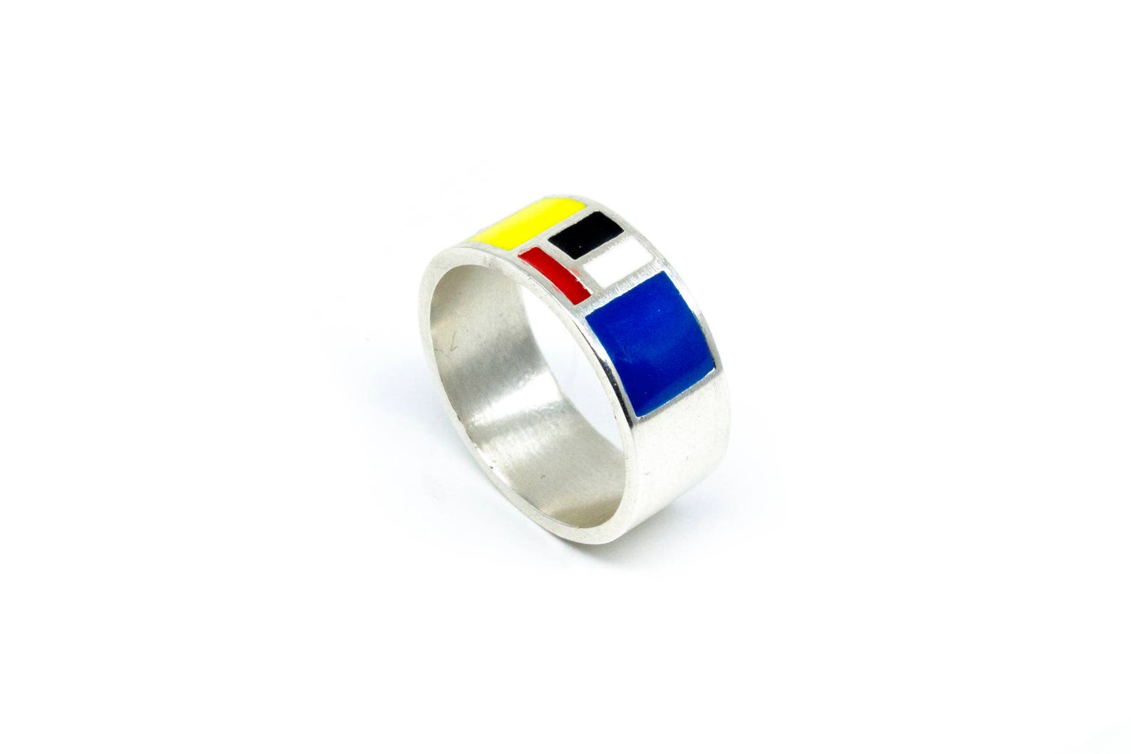 Custom Size / Mondrian FAT Ring Sterling Silver / Custom Size - Etsy