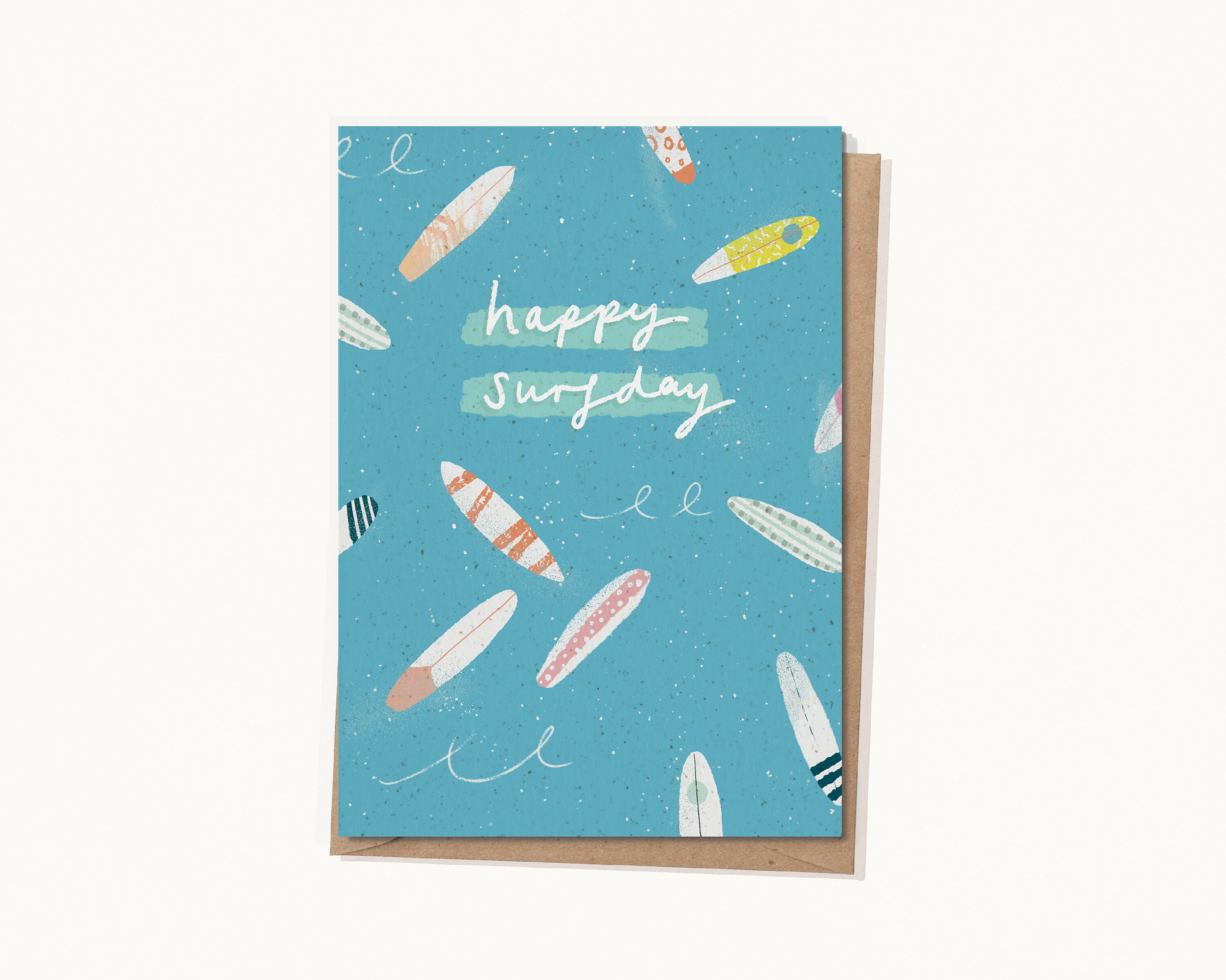 Happy Surfday Birthday Card | Surf and Sea Lovers - Etsy