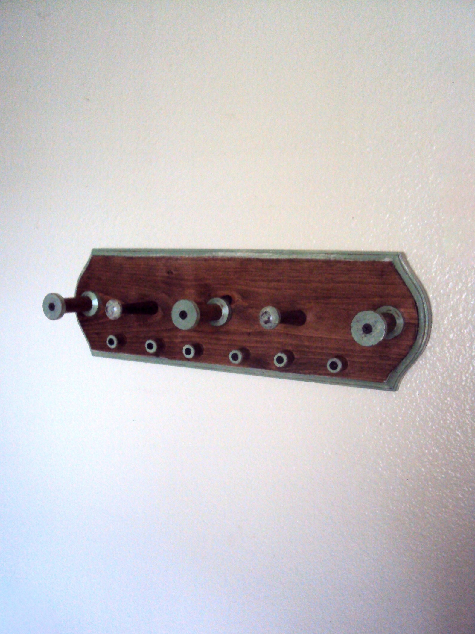 Wood Spool Jewelry Rack Bohemian Entryway Key Holder - Etsy