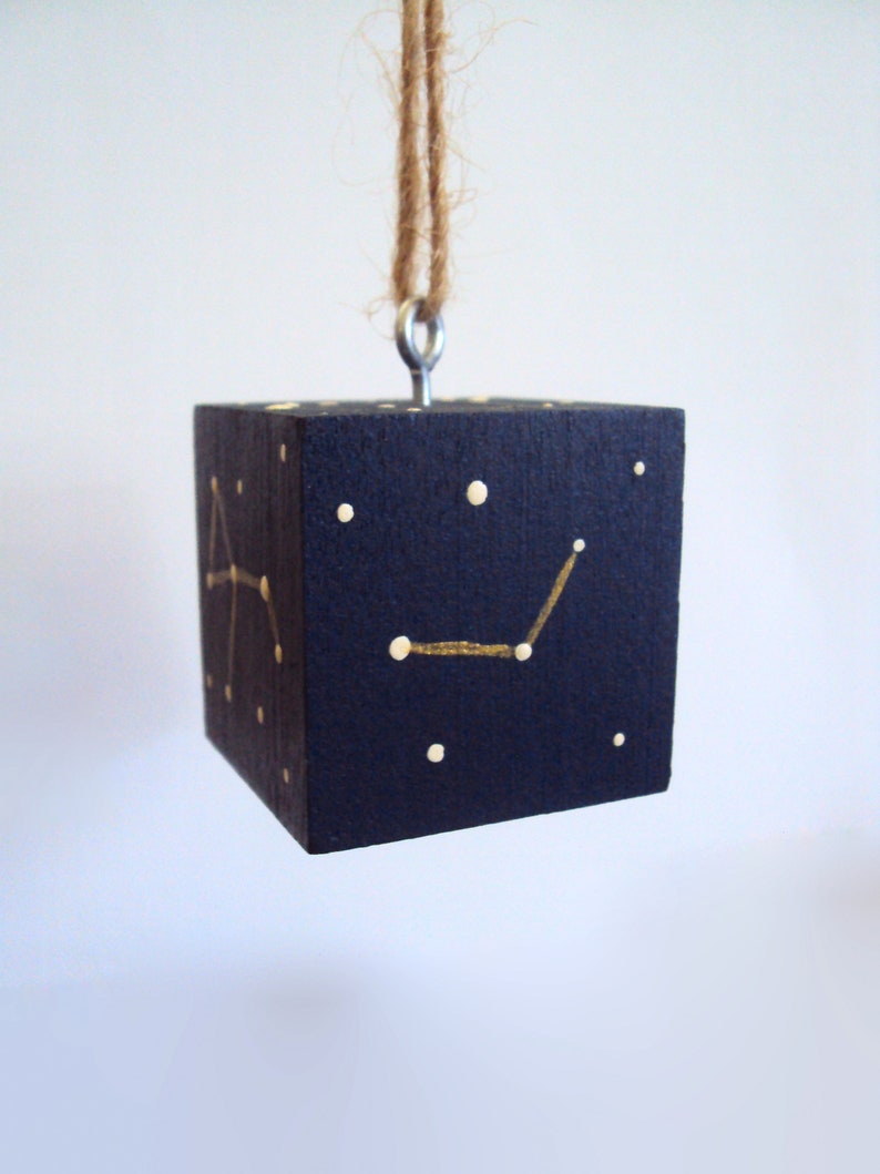 Constellation Cube Ornament Celestial Stars Sky Decor | Etsy