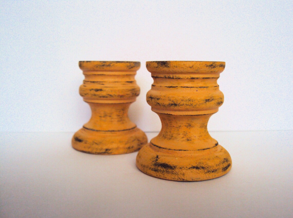 Primitive Halloween Candle Cups Rustic Autumn Mantel Decor | Etsy