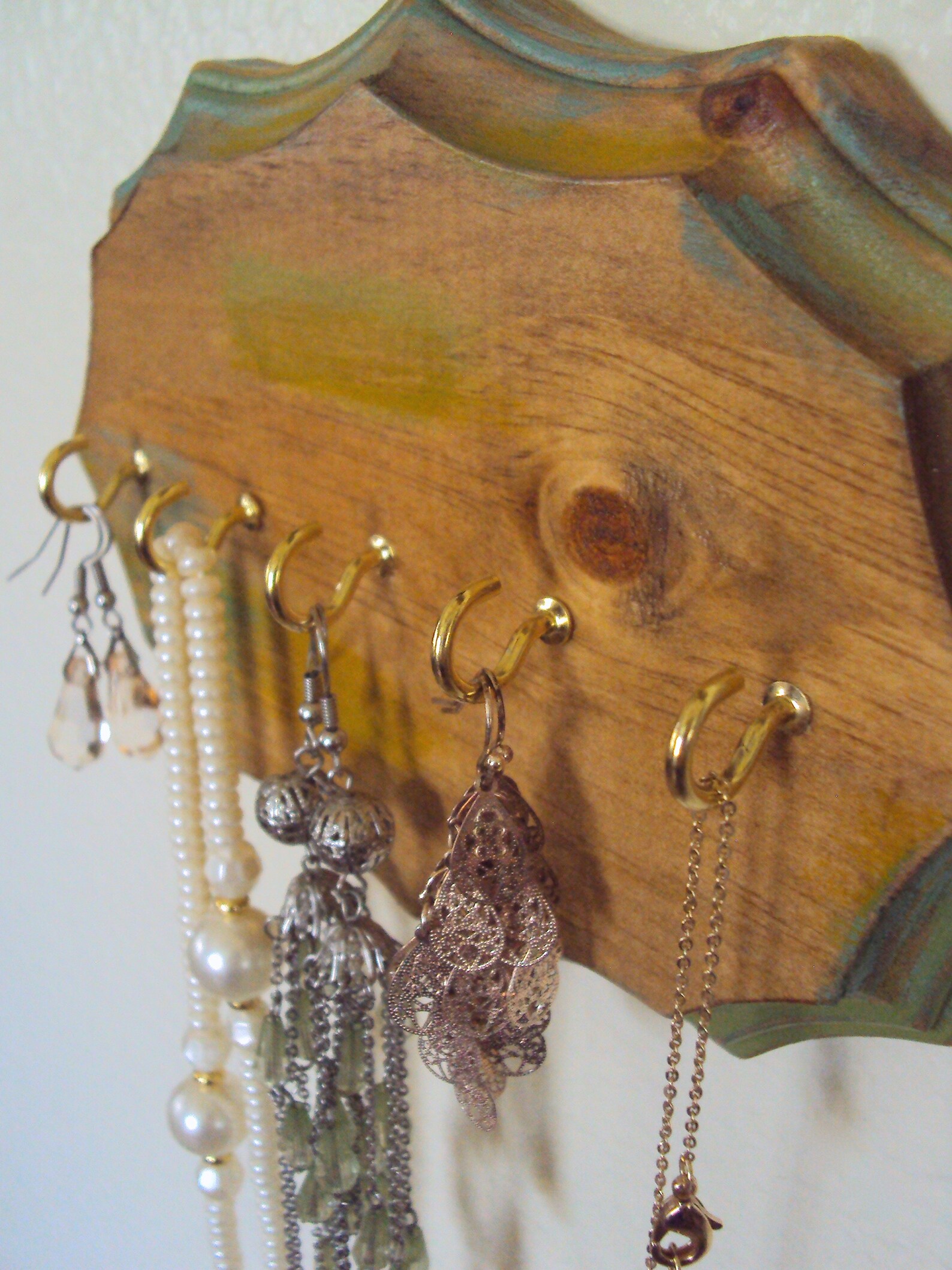 Bohemian Jewelry Display Rustic Necklace Holder Decorative | Etsy